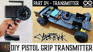 Diy Arduino Pistol Grip Rc Car Transmitter 2.4ghz